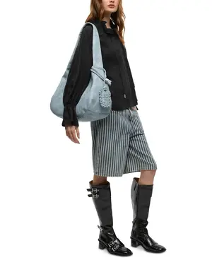 GANNI Hobo Bag - Celestial Blue