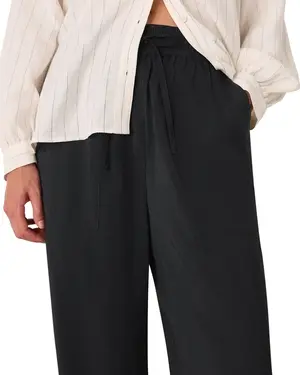 Whistles Petites Drawstring Pants - Black