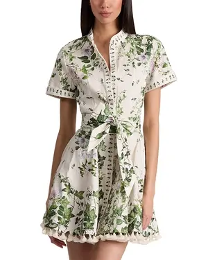 Alice + Olivia Lucy Mini Shirt Dress