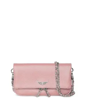 Zadig&Voltaire Rock Nano Grained Leather Crossbody Bag - Cosy