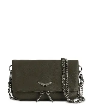 Zadig&Voltaire Zadig & Voltaire Rock Nano Grained Leather Crossbody Bag Record