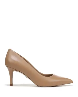 Sam Edelman Vienna Leather Pumps - Beige