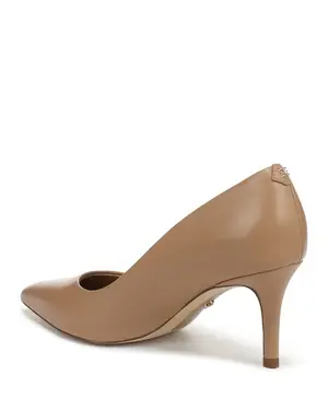 Sam Edelman Vienna Leather Pumps - Beige