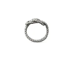 John Hardy Sterling Love Knot Weave Ring