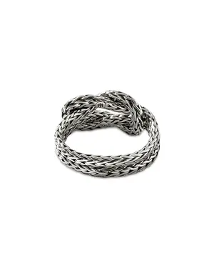 John Hardy Sterling Love Knot Weave Ring