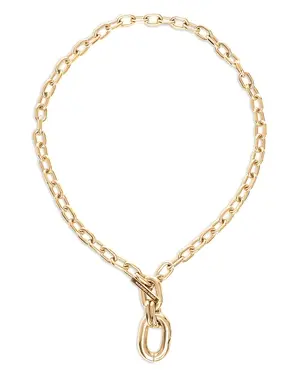 Rabanne Xl Link Pendant Necklace - Gold