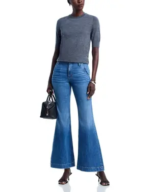 BOSS Rosalya High Rise Flare Jeans