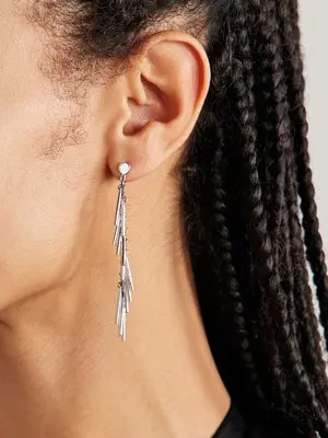 JIL SANDER Tone Dangle Earrings