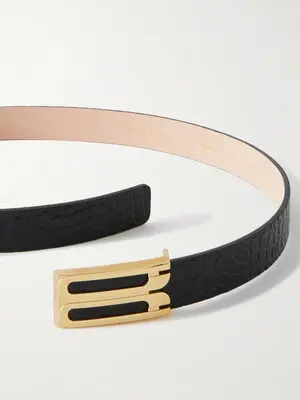 Victoria Beckham Frame Croc-effect Leather Belt