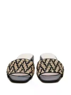 POCHE PARIS Woven Flat Sandals