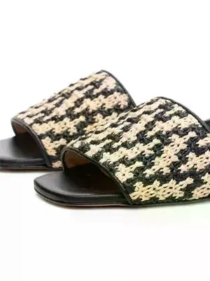 POCHE PARIS Woven Flat Sandals