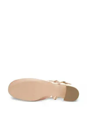 POCHE PARIS Block-heel Slingback Pumps