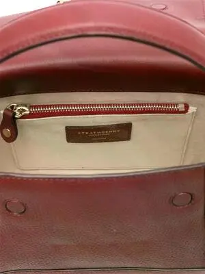 Strathberry Nano Mosaic Top-handle Bag - Red