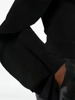MUGLER Asymmetric Knitted Top