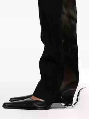 MUGLER Silk-panelled Trousers