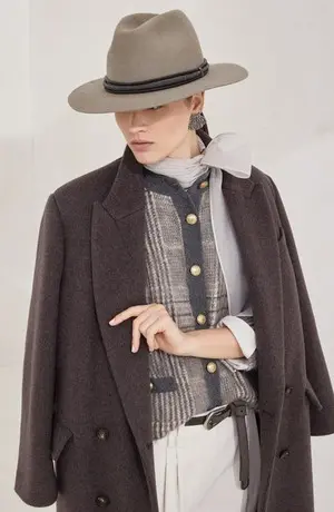 Brunello Cucinelli Handcrafted Virgin Wool And Cashmere Coat