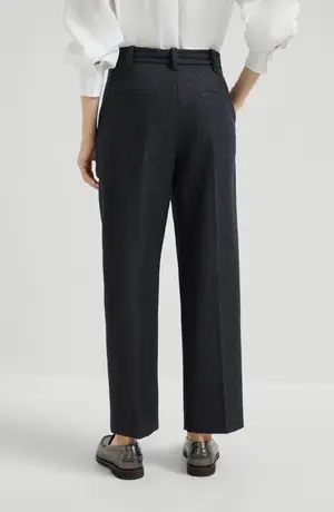 Brunello Cucinelli Straight Crop Trousers