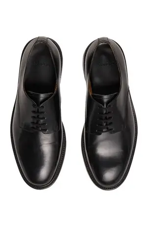 Sandro Glazed Leather Derbies
