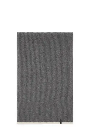 Brunello Cucinelli Knit Scarf Medium Grey