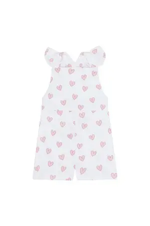NELLAPIMA Heart Print Romper - Pink