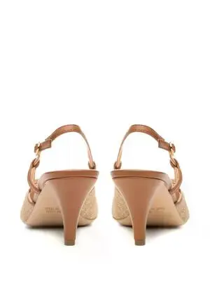 POCHE PARIS Pointed-toe Slingback Pumps