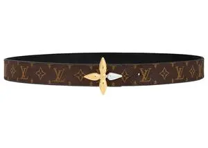 LOUIS VUITTON Louisette 25mm Reversible Belt - Brown/black