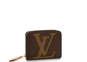 LOUIS VUITTON Zippy Coin Purse Monogram Giant - Brown