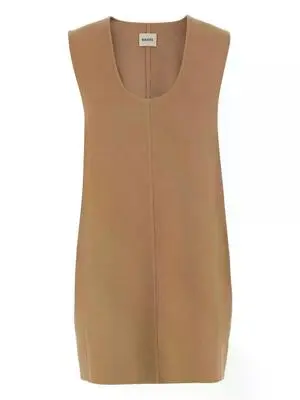 Khaite Sleeveless Scoop-neck Dress