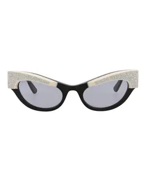 Gucci Acetate Cat Eye Sunglasses - Black Black Violet (gg1167s/30012958/001)
