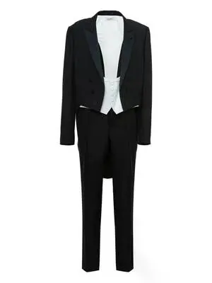 Valentino Garavani Peak-lapel Tailcoat Suit - Black
