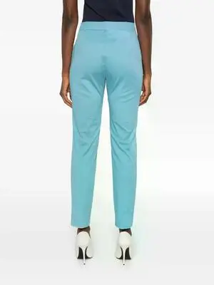 Max Mara Stretch-cotton Straight-leg Trousers