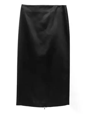 THE ROW Balmira Satin Pencil Skirt