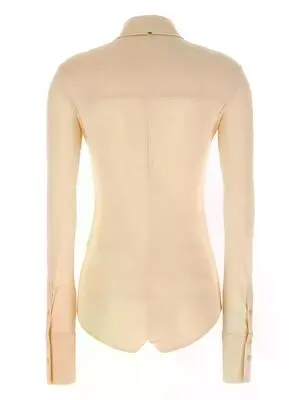 Sportmax Pera Button-fastening Bodysuit - Neutrals