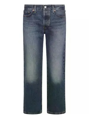 LEVI'S Faded-effect Straight-leg Jeans