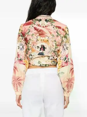 Camilla Floral-print Blouse