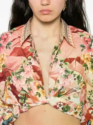 Camilla Floral-print Blouse