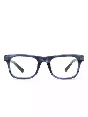 Shinola 1502 Square-frame Glasses - Blue
