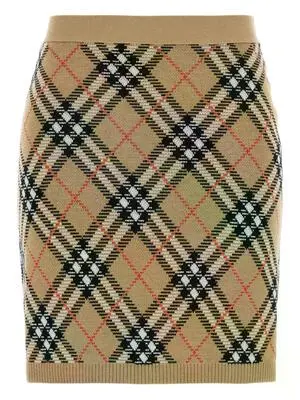 Burberry Embroidered Mini Skirt