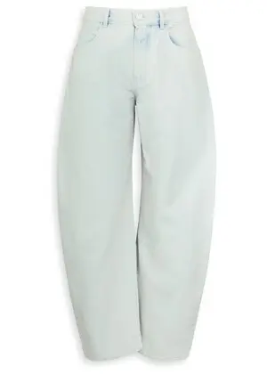 Alaïa Low Rise Barrel-leg Jeans