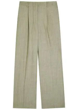 SKALL STUDIO Pinstripe Wool Trousers