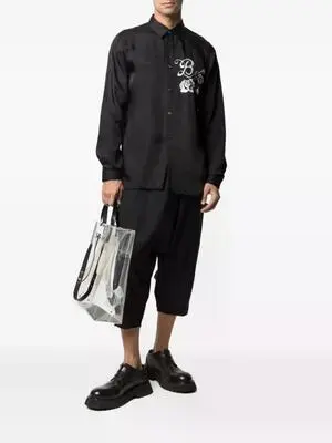 Comme Des Garçons Tiger-embroidered Shirt