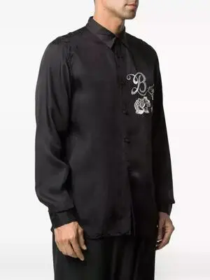 Comme Des Garçons Tiger-embroidered Shirt