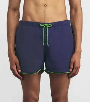Vilebrequin Linen Maurice Swim Shorts - Navy