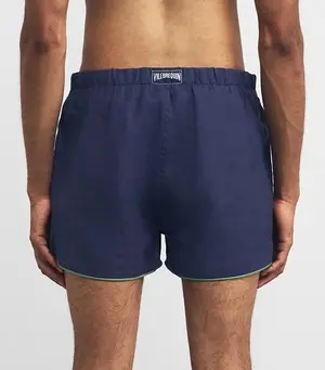 Vilebrequin Linen Maurice Swim Shorts - Navy