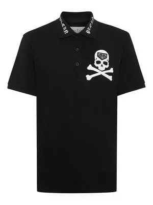 Philipp Plein Skull & Bones Polo Shirt
