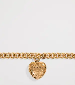 Valentino Garavani Enamel Coeur Royal Bracelet - Black