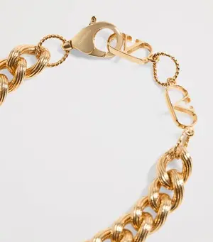 Valentino Garavani Enamel Coeur Royal Bracelet - Black