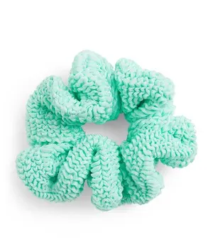 Hunza G Crinkle Scrunchie Blue