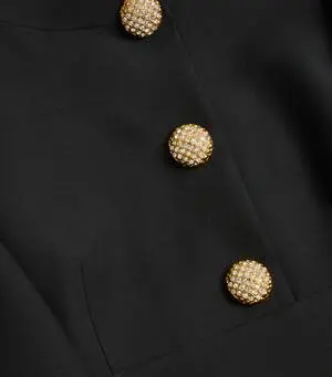Valentino Garavani Wool-silk Midi Dress