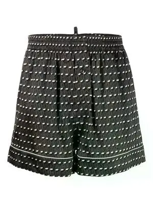 Dsquared2 Logo-print Drawstring Swim Shorts